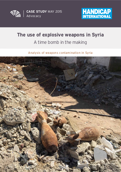 The use of explosive weapons in Syria: A time bomb in the making | ALNAP