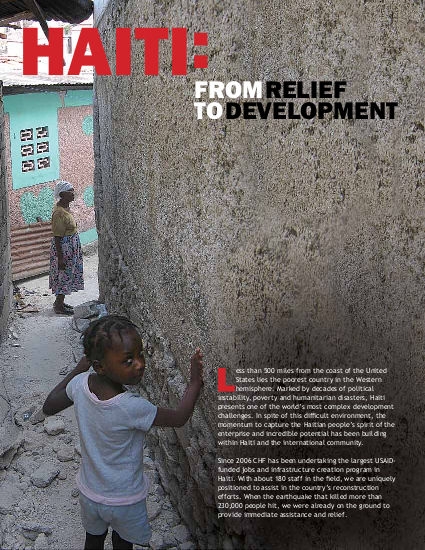 Haiti: from Relief to Development | ALNAP