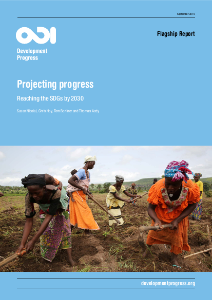 Projecting progress - Reaching the SDGs by 2030 | ALNAP