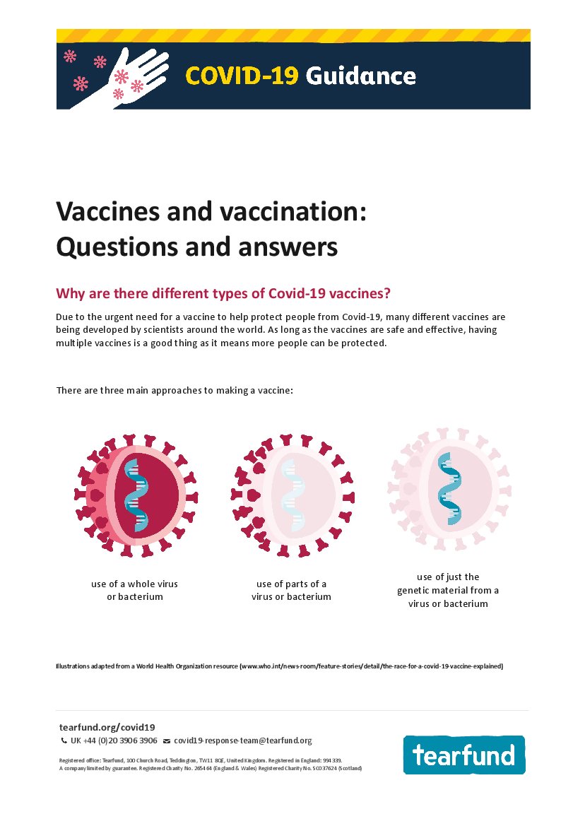 Vaccines and vaccination: Questions and answers | ALNAP