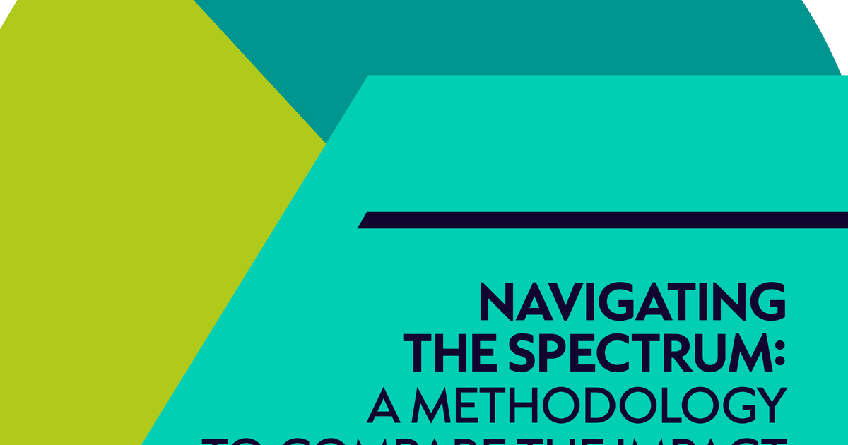 Navigating the spectrum: a methodology to compare the impact of ...