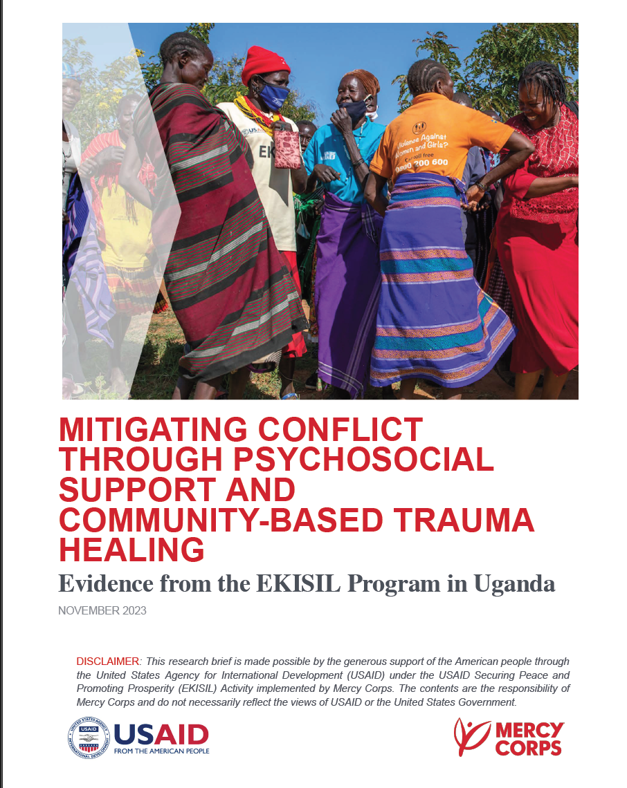 Mitigating conflict through psychosocial support and community-based ...