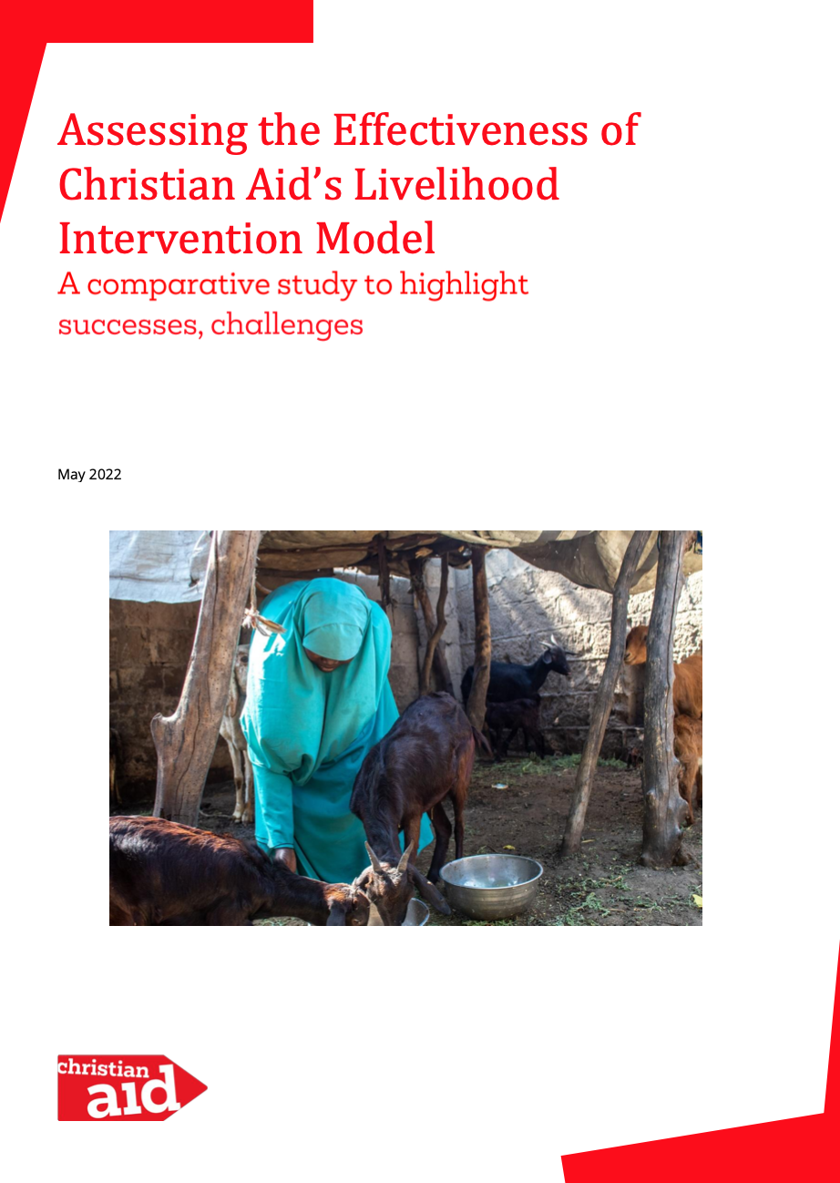 Assessing the effectiveness of Christian Aid’s livelihood intervention ...