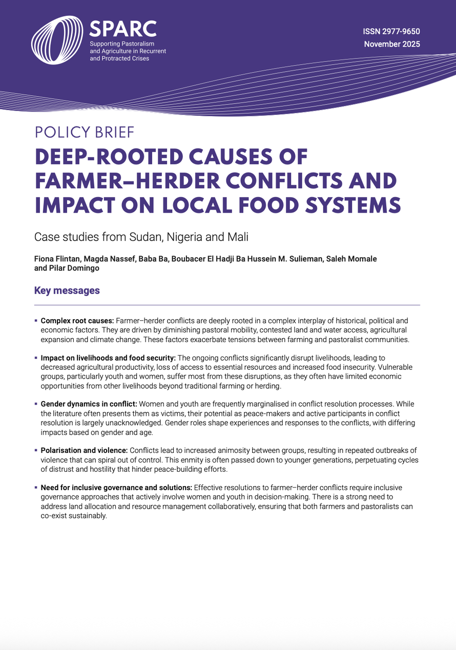Deep-rooted causes of farmer–herder conflicts and impact on local food ...