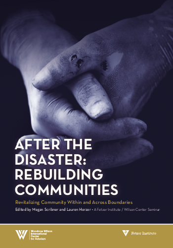After the Disaster: Rebuilding Communities | ALNAP