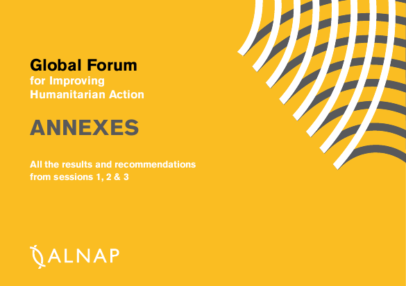 Global Forum results paper annexes | ALNAP