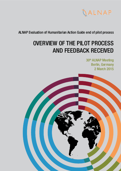 ALNAP Evaluation of Humanitarian Action Guide End of Pilot Process ...