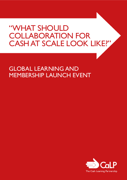 "What should collaboration for cash at scale look like?" - Global ...