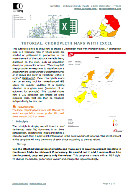 Tutorial Choropleth Maps With Excel Alnap