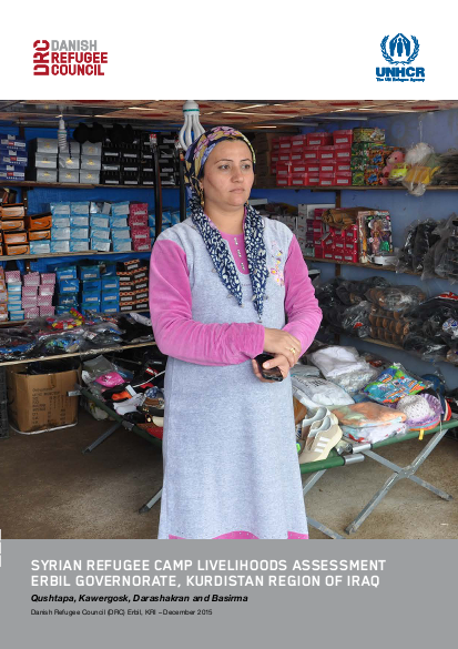 Syrian Refugee Camp Livelihoods Assessment Erbil Governorate, Kurdistan ...