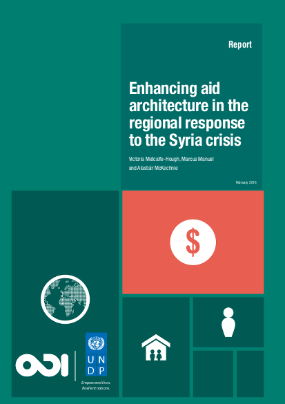 Enhancing Aid Architecture In The Regional Response To The Syria Crisis ...
