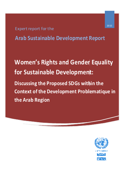 Women’s Rights and Gender Equality for Sustainable Development ...