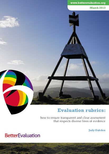Evaluation rubrics: how to ensure transparent and clear assessment that ...
