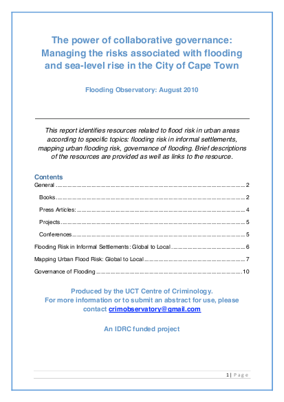 The power of collaborative governance: Managing the risks associated ...