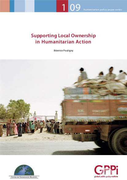 Supporting Local Ownership in Humanitarian Action | ALNAP