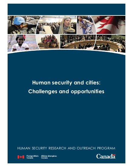 Human security and cities: Challenges and opportunities | ALNAP