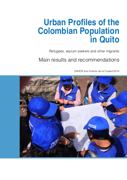 Urban Profiles of the Colombian Population in Quito | ALNAP