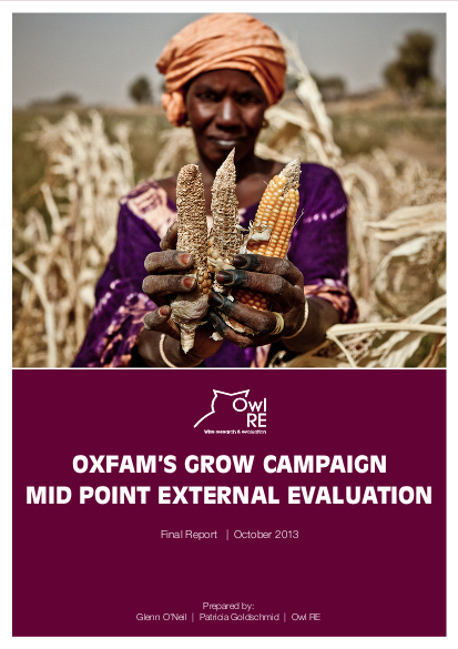 Oxfam's GROW campaign, mid point external evaluation. | ALNAP