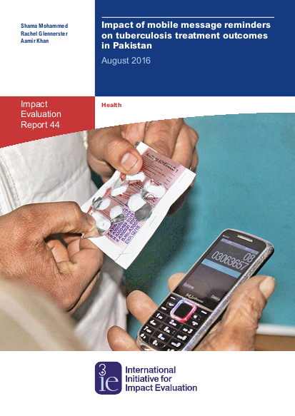 Impact of mobile message reminders on tuberculosis treatment outcomes ...