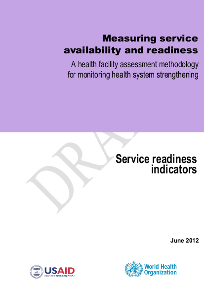 SARA: Measuring service availability and readiness - Service readiness ...