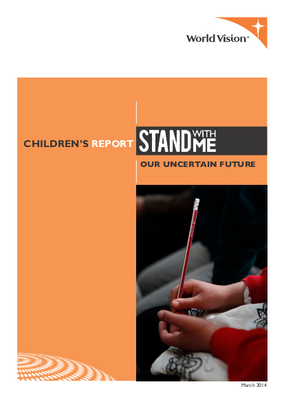 Children’s Report: Stand With Me, Our Uncertain Future | ALNAP
