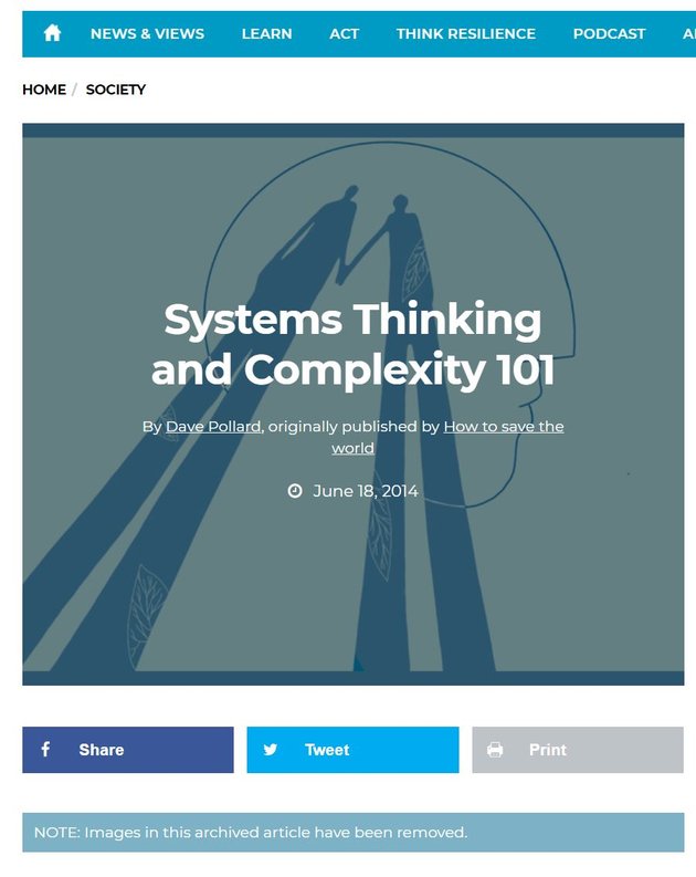 Systems thinking and complexity 101 | ALNAP