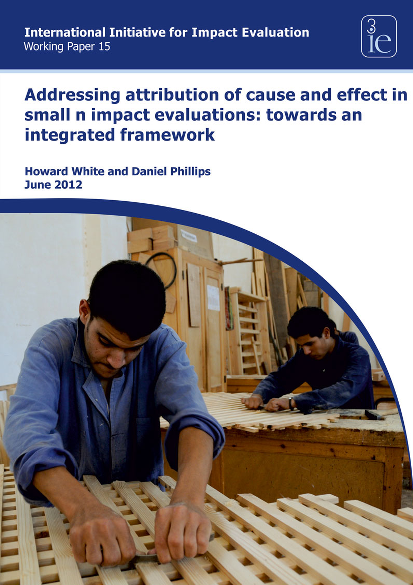Addressing Attribution of Cause and Effect in Small n Impact ...
